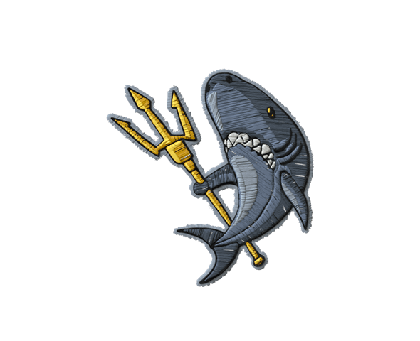 Shark With a Trident